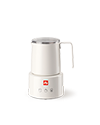 White Electric Milk Frother | Hot & Cold Foam Maker | illy