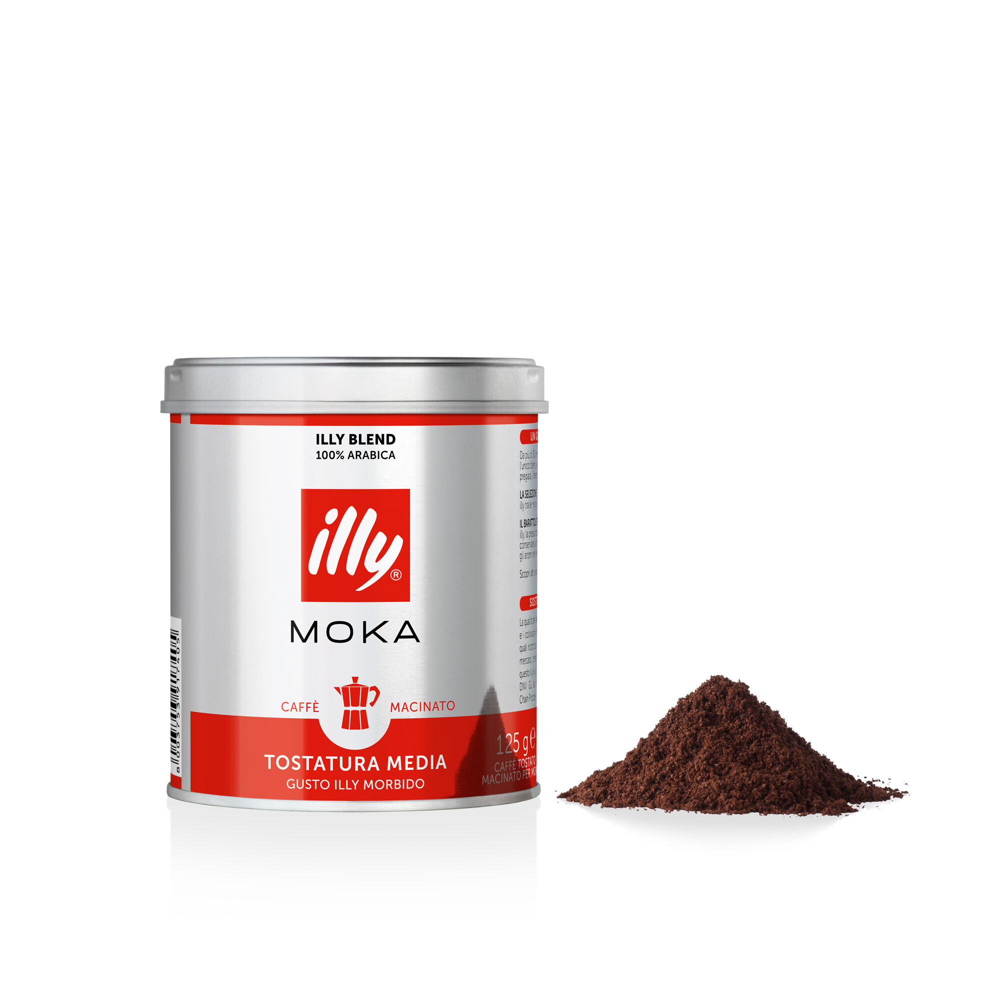 Caffè Macinato Moka Tostatura Media - 125g - illy Shop
