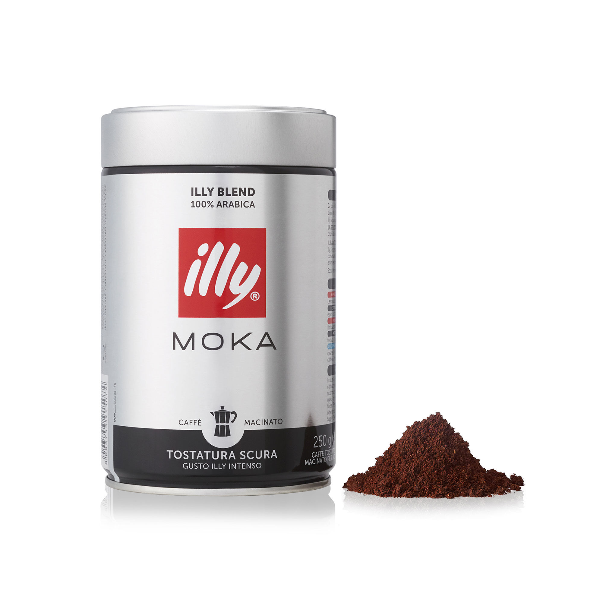 Caffè Macinato Moka Tostatura Scura - 250g - illy shop