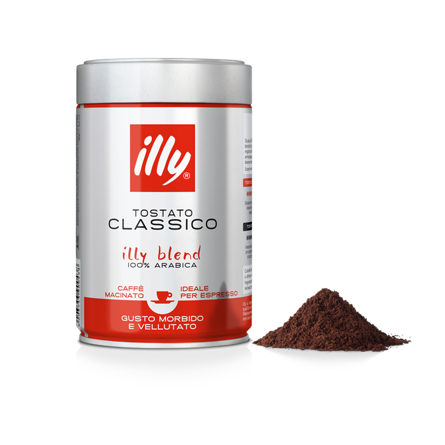 Caffè Macinato Espresso Tostato Classico Barattoli Da 250g Illy Shop